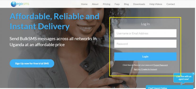 How To Login At Egosms Bulksms Platform - Egosms Blog